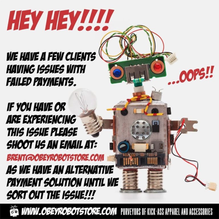 Obey Robot | Purveyors of Kick Ass Accessories & Apparel