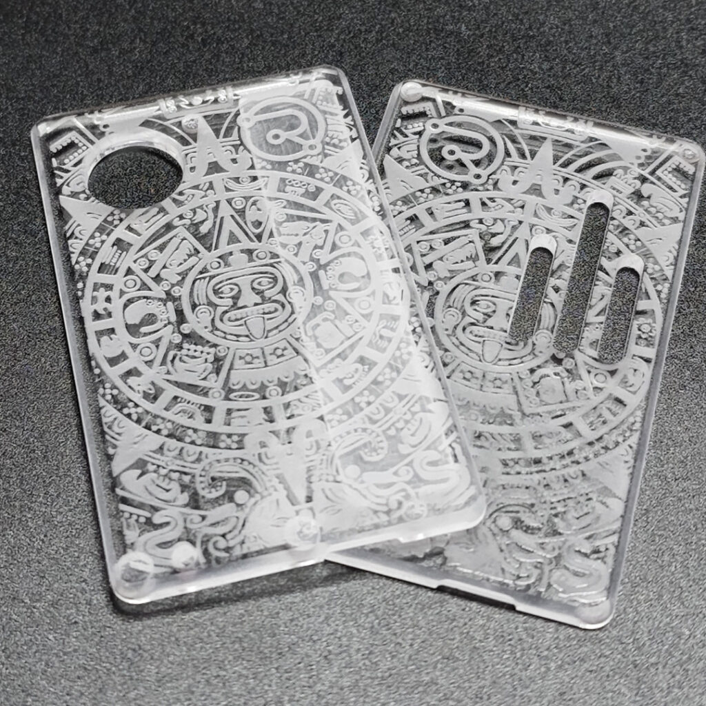 Aztec ( Engraved ) Clear - Obey Robot Store
