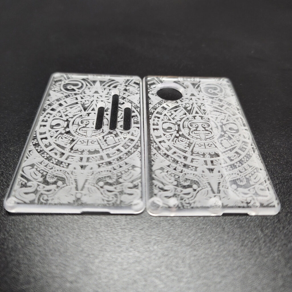 Aztec ( Engraved ) Clear - Obey Robot Store