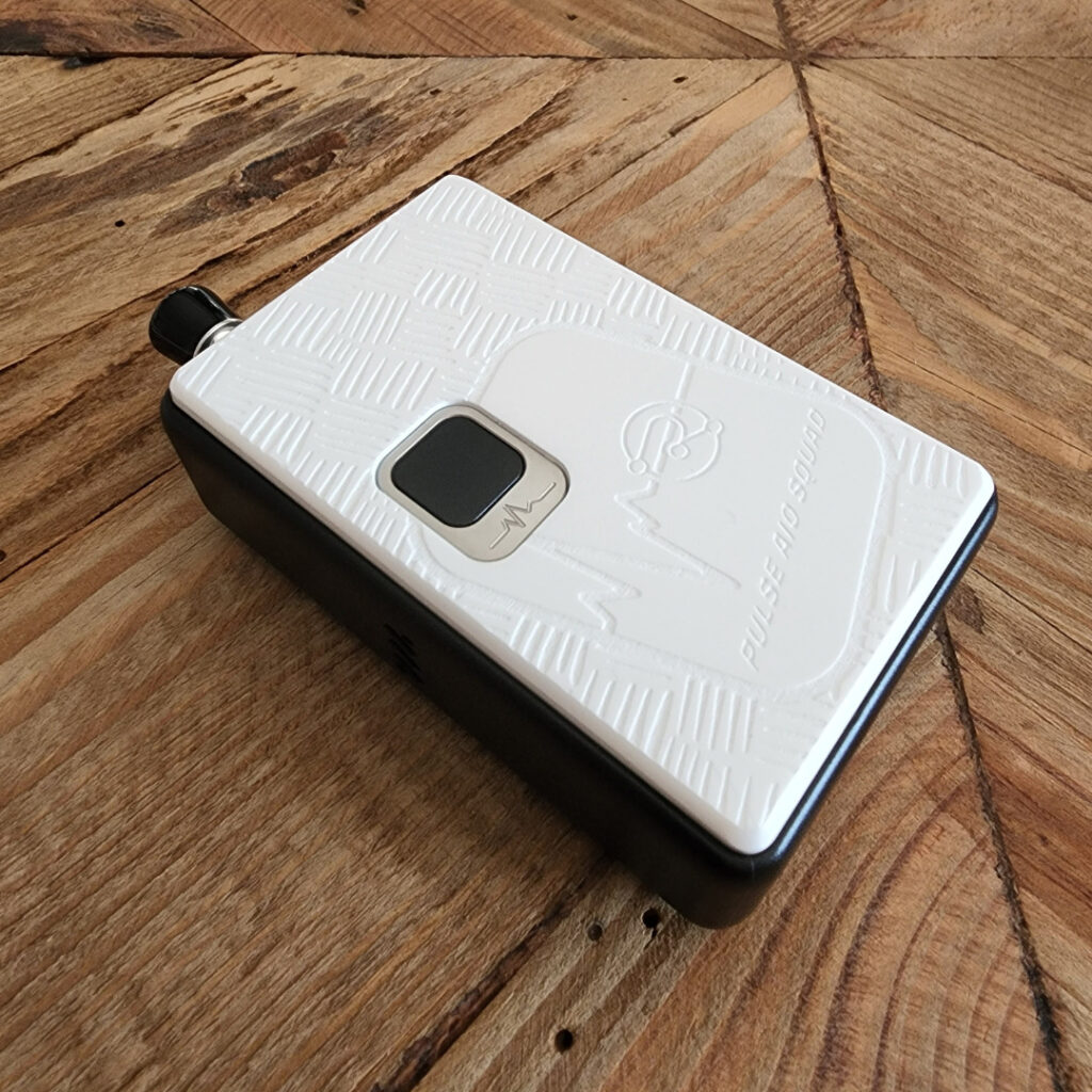 Pulse squad (White) Pulse AIO .5 SQUARE BUTTON - Obey Robot Store